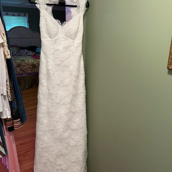 June Bridals | Dresses | June Bridals White Lace Dress | Poshmark